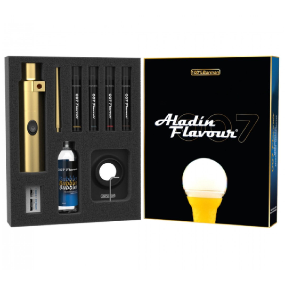 Aromatiseur bulleur Aladin 007 Flavour Gold