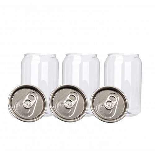 Canettes en PET et aluminium 100%Chef
