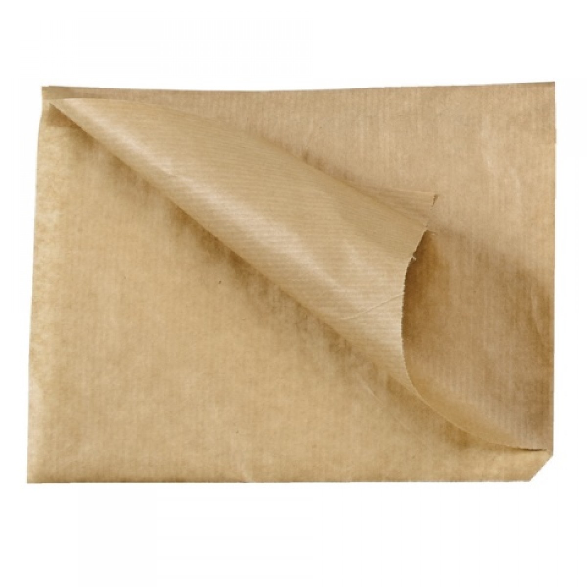Sachet de papier kraft ingraissable 17 x 16 cm avec 2 côtés ouverts x 1000