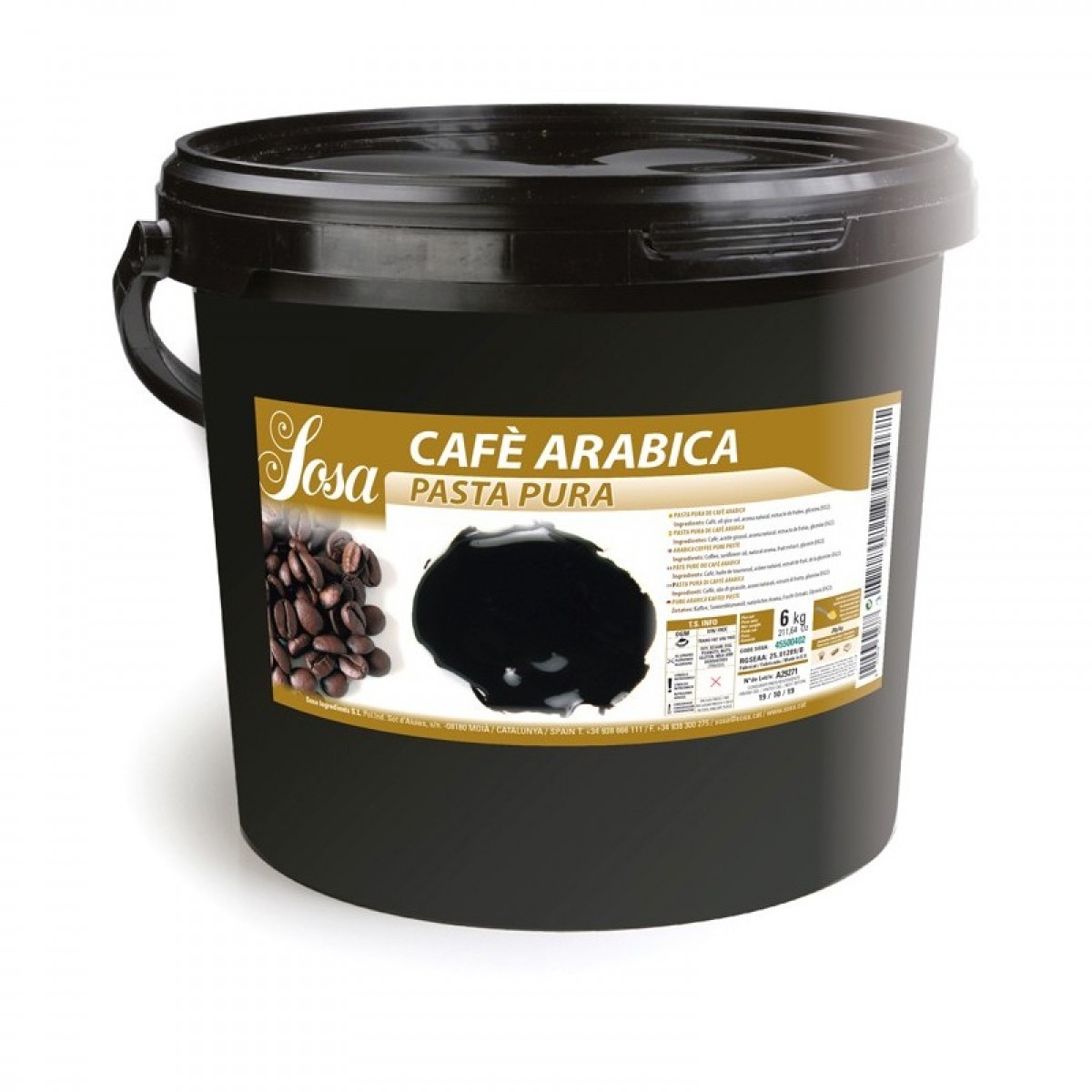 Pâte concentrée de café Arabica Sosa 6 kg